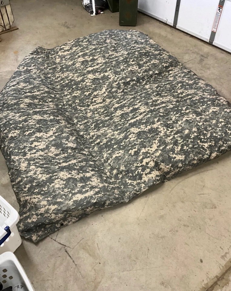 USGI Military Reversible Field Tarp ACU 90 x 80 Tarp W/Bungies NEW With ...