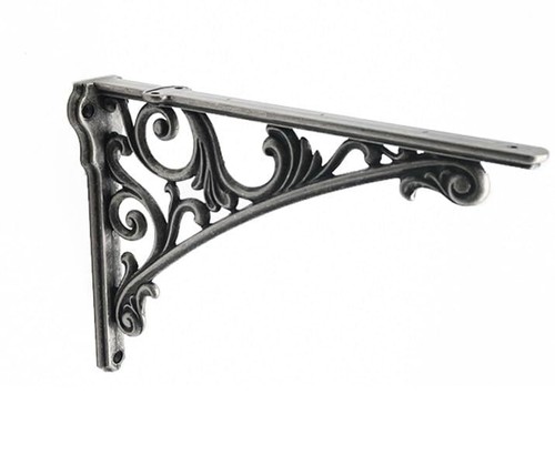 Decorative Shelf Bracket 6 inch Rustic Antique Silver Brackets for Shelving H... | eBay