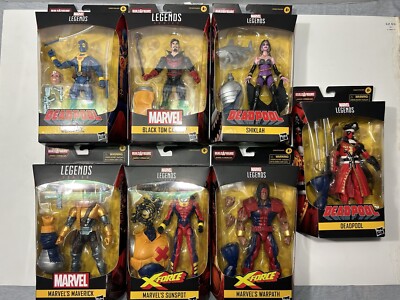 Marvel Legends X-Men Strong Guy BAF Wave 7 Figures Pirate Deadpool ...