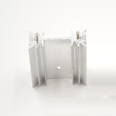 10pcs 35*25*12mm Heat Sink Audio Cooling Block Radiator 2 Pin Aluminum ...