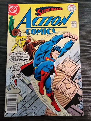 Action Comics #469 DC 1977 Curt Swan Terra-Man Bronze Age Superman FN ...
