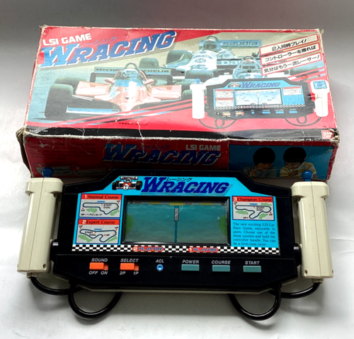 VINTAGE 1985 EXTREMELY RARE BANDAI - W RACING - LCD Game (Very Good ...