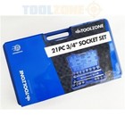 Socket Set 3/4" Drive 19-50mm Sockets 12 Point BMC Ratchets Extensions ...