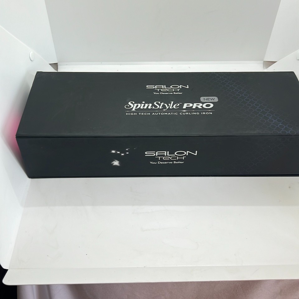 Salon Tech Spin Style Pro High Tech Automatic Barrel 1.25” Hair Curling ...