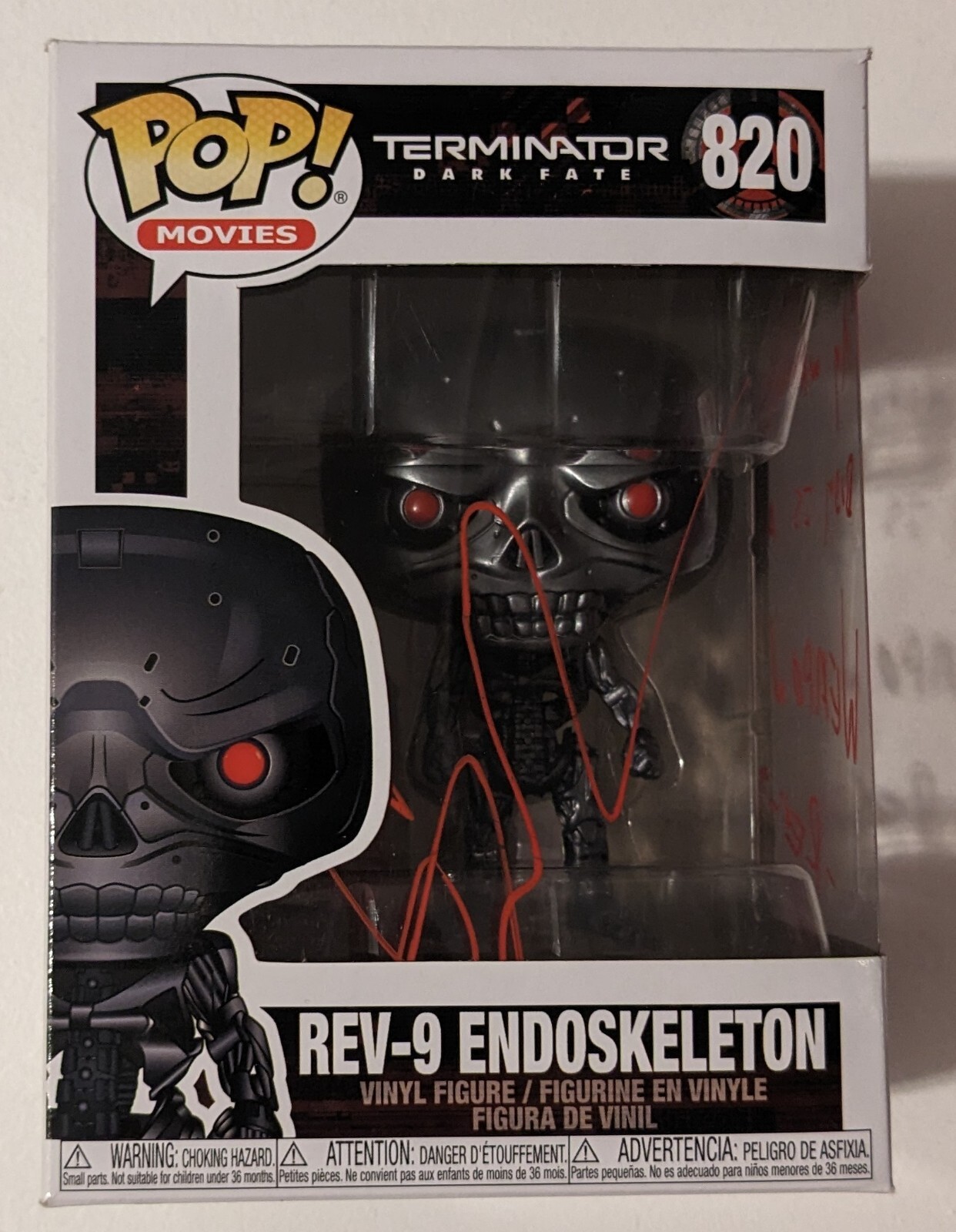 Gabriel Luna Signed Autographed Terminator Rev-9 Endoskeleton Funko Pop ...