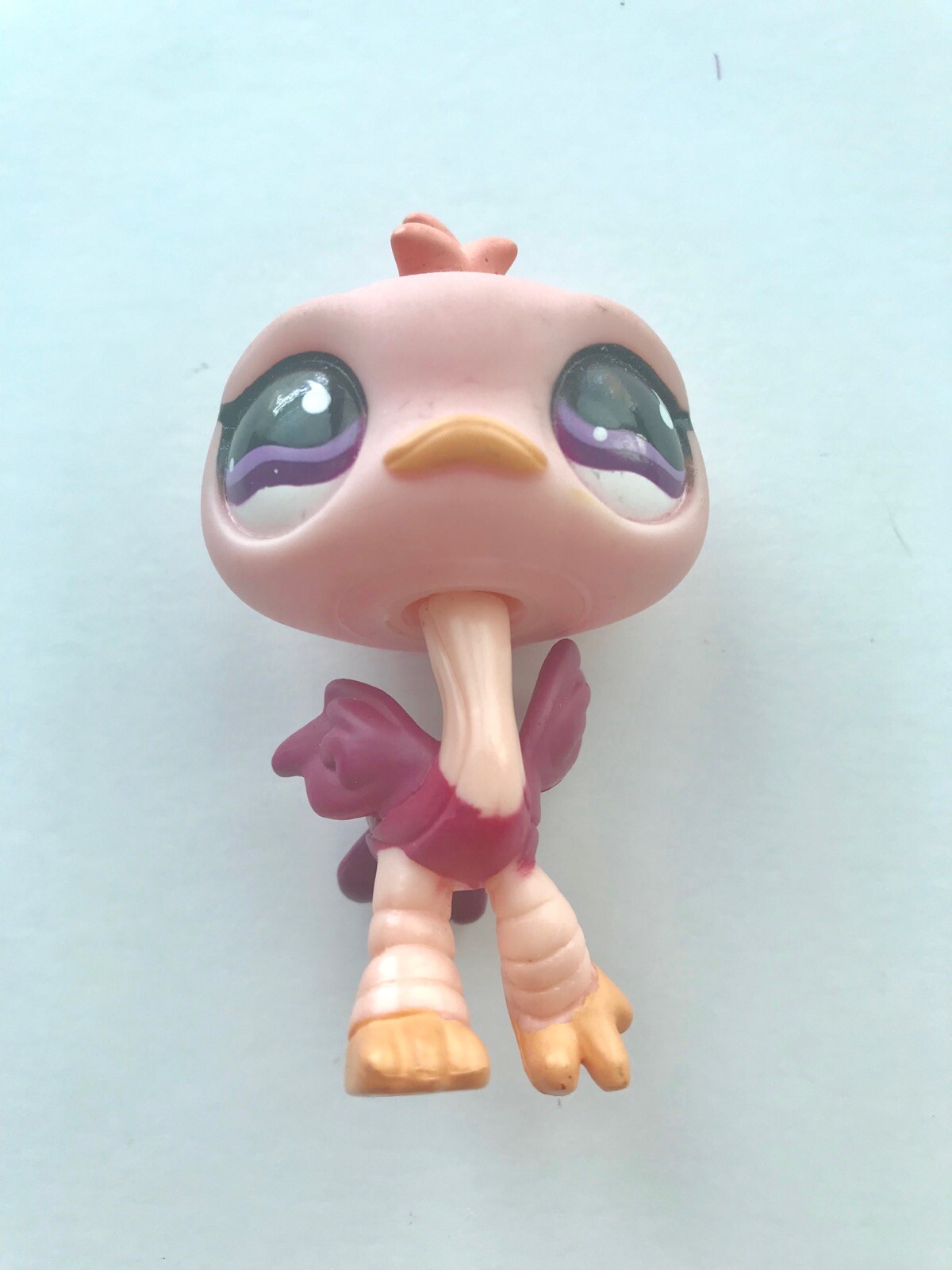 Littlest Pet Shop # 851 Pink Ostrich Bird Authentic LPS | eBay