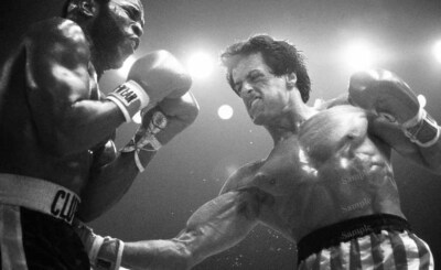 Photo Poster Clubber Lang Sylvester Stallone boxing in ring Rocky III ...