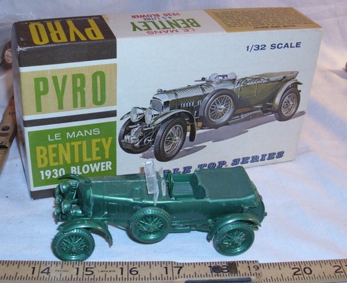 PYRO LEMANS BENTLEY 1930 BLOWER CAR MODEL BUILT UP WITH BOX | eBay