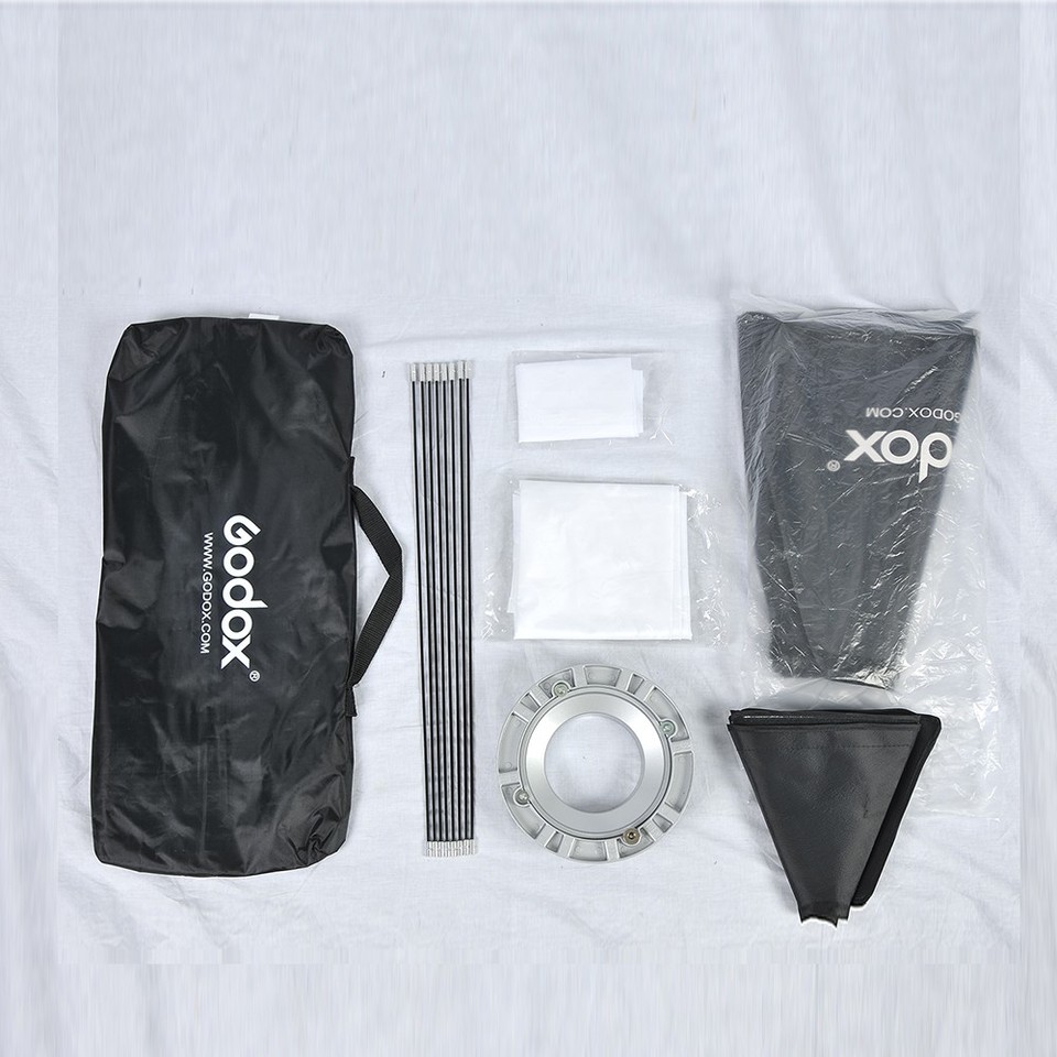 US 2Pcs Godox 95cm/37in Bowens Mount Octagon Softbox Photography Light ...