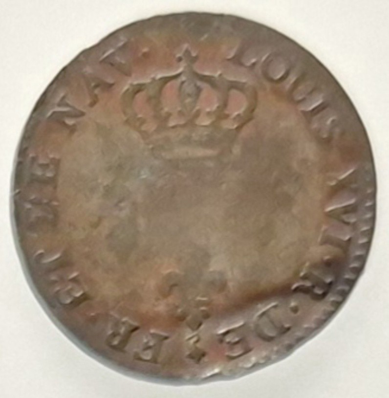 1779 A FRANCE 3 Sols Islands Bonaparte King Louis XVI Isles De Bourbon ...