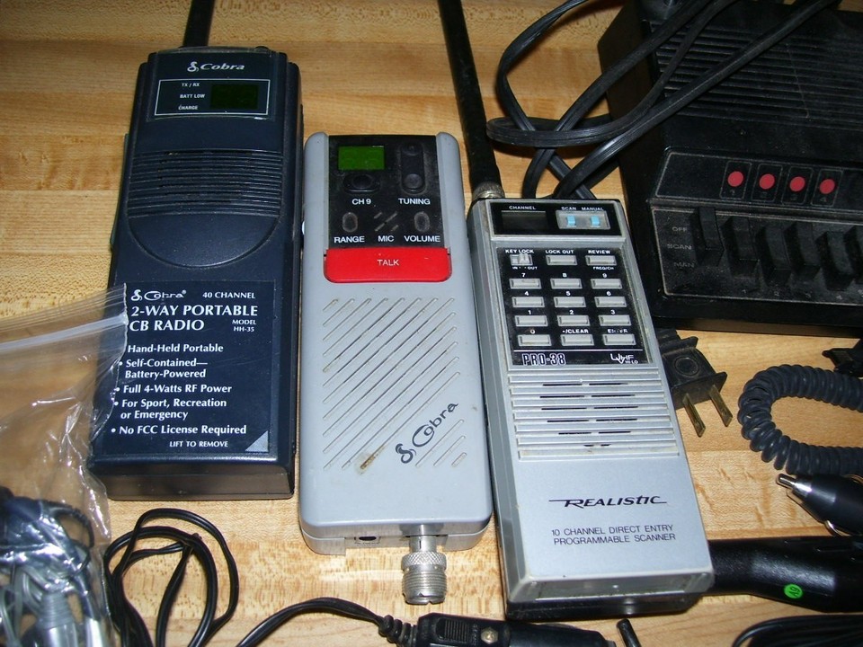 Regency Scanner Radio Cobra Realistic 2 Way Radios Whistler 400 Radar ...