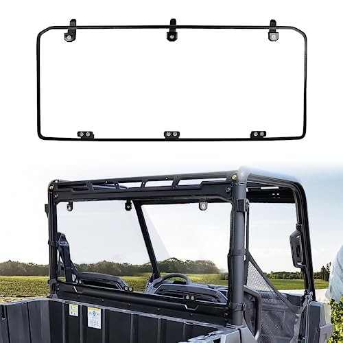 Rear Windshield Compatible with Polaris Ranger Midsize 570/ 570 Crew ...