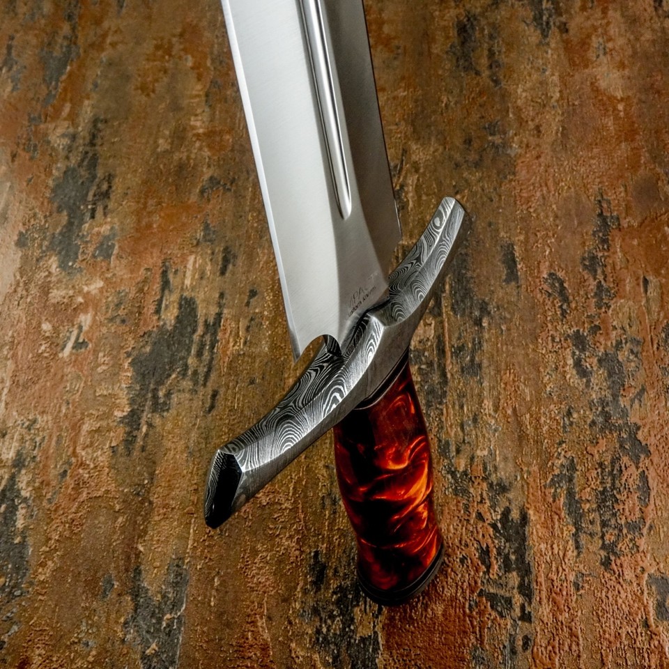 Model # 6298 Impact Cutlery Custom Hand Made Fuller Dagger Knife D2 ...