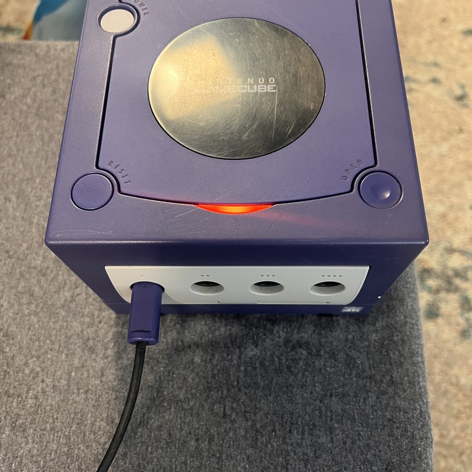 Nintendo GameCube Indigo Purple DOL-001 Video Game Console With ...
