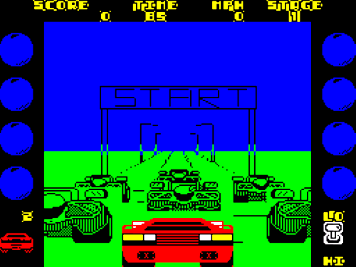 Twin Turbo V8 : ZX Spectrum 48K : 128K : Codemasters : Car Racing ...