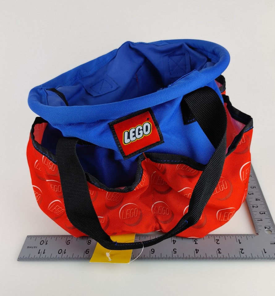 LEGO Big Storage Bucket Soft Bag with Handles Red & Blue #TT0211-300 ...