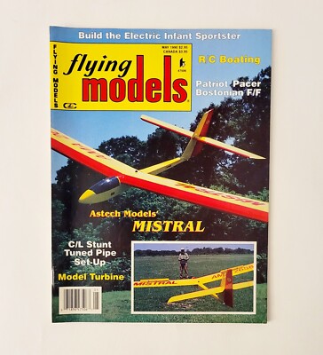 Flying Models Magazine May 1990 Astech Models' Mistral | eBay
