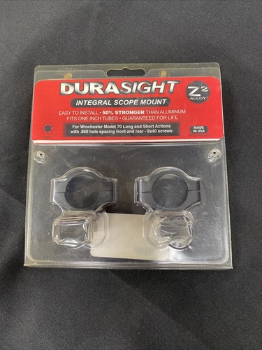 DuraSight Z2 Alloy Integral Scope Mount for Winchester 70 DS415B Black ...