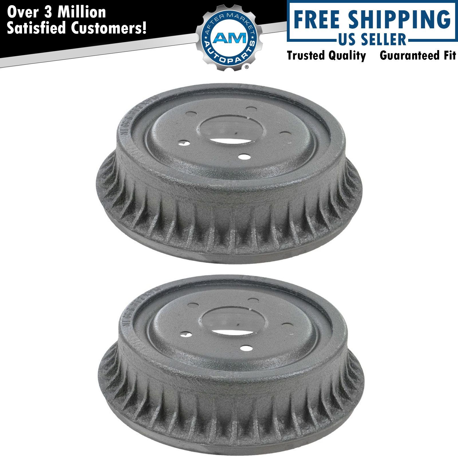 Rear Brake Drum Pair Set Kit LH & RH for Pontiac Chevy GMC Car Pickup ...