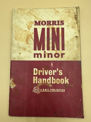 MORRIS MINI minor Driver's Handbook AKD 3866 A | eBay Australia