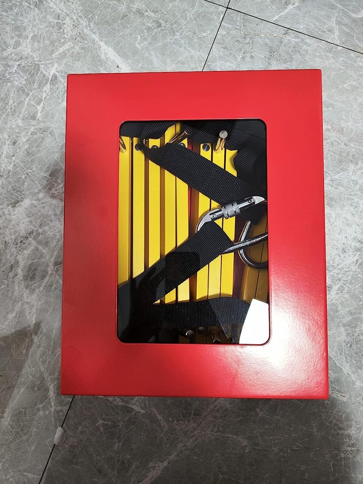 Fire Escape Ladder with Cabinet - Wall Fixed Fire Ladder & Box for Fire ...