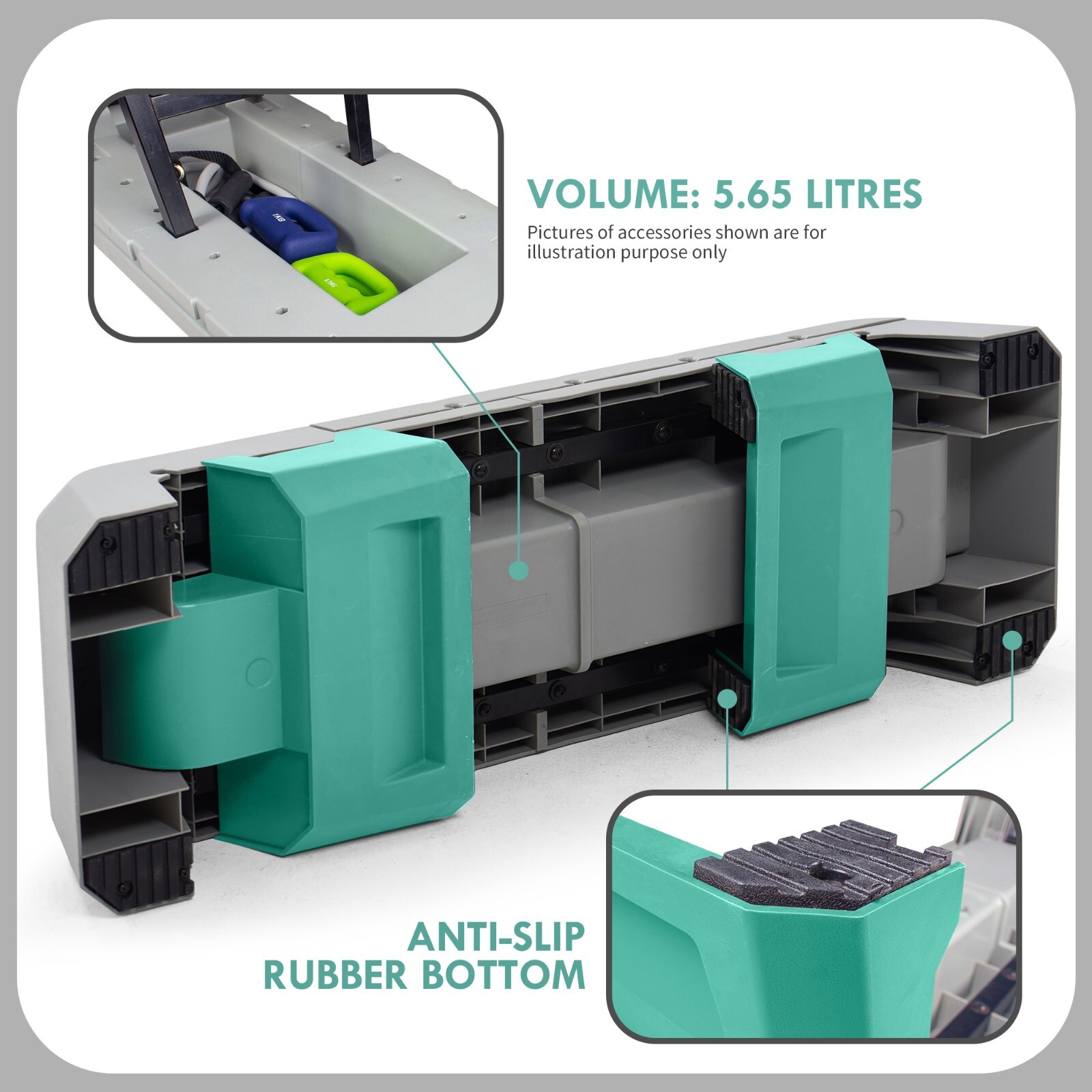 Multifunctional Aerobic Deck with Cord Workout Platform Adjustable ...