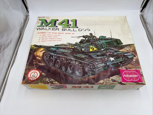 Vintage Paramount 1:20 Model Kit M41 Walker Bulldog Rare HTF in Box | eBay