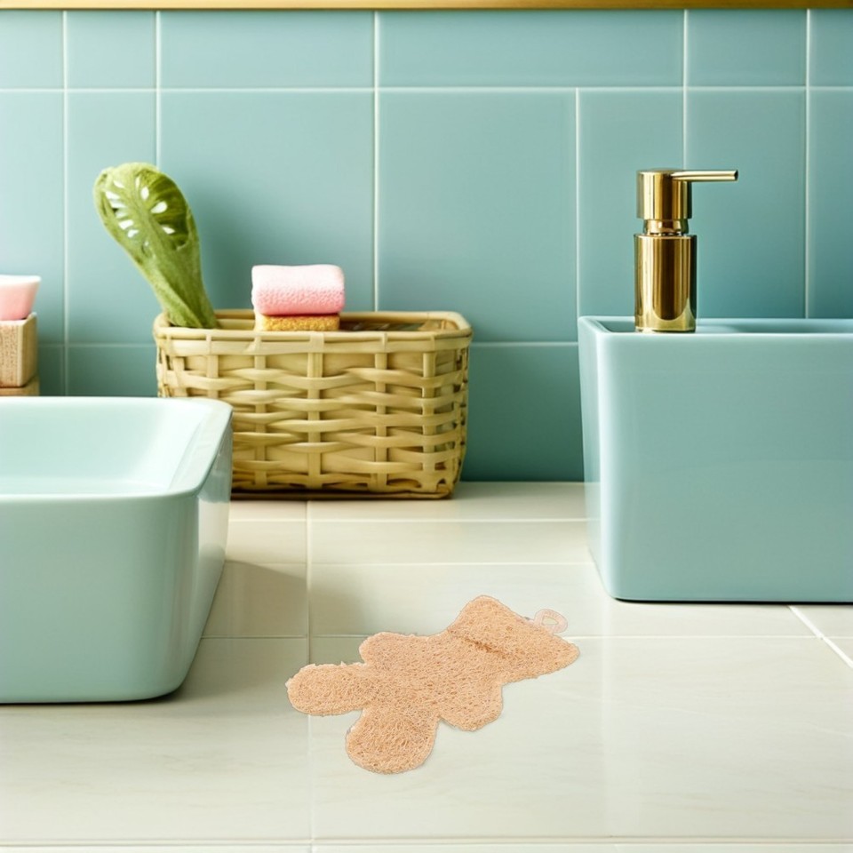 3pcs Natural Loofah Sponge Exfoliating Body Scrubber: Shower Loofahs ...