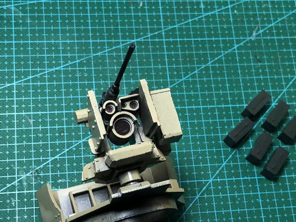 Custom kit 1:16 turret weapon station for TRUMPETER TORRO M-ATV MRAP ...