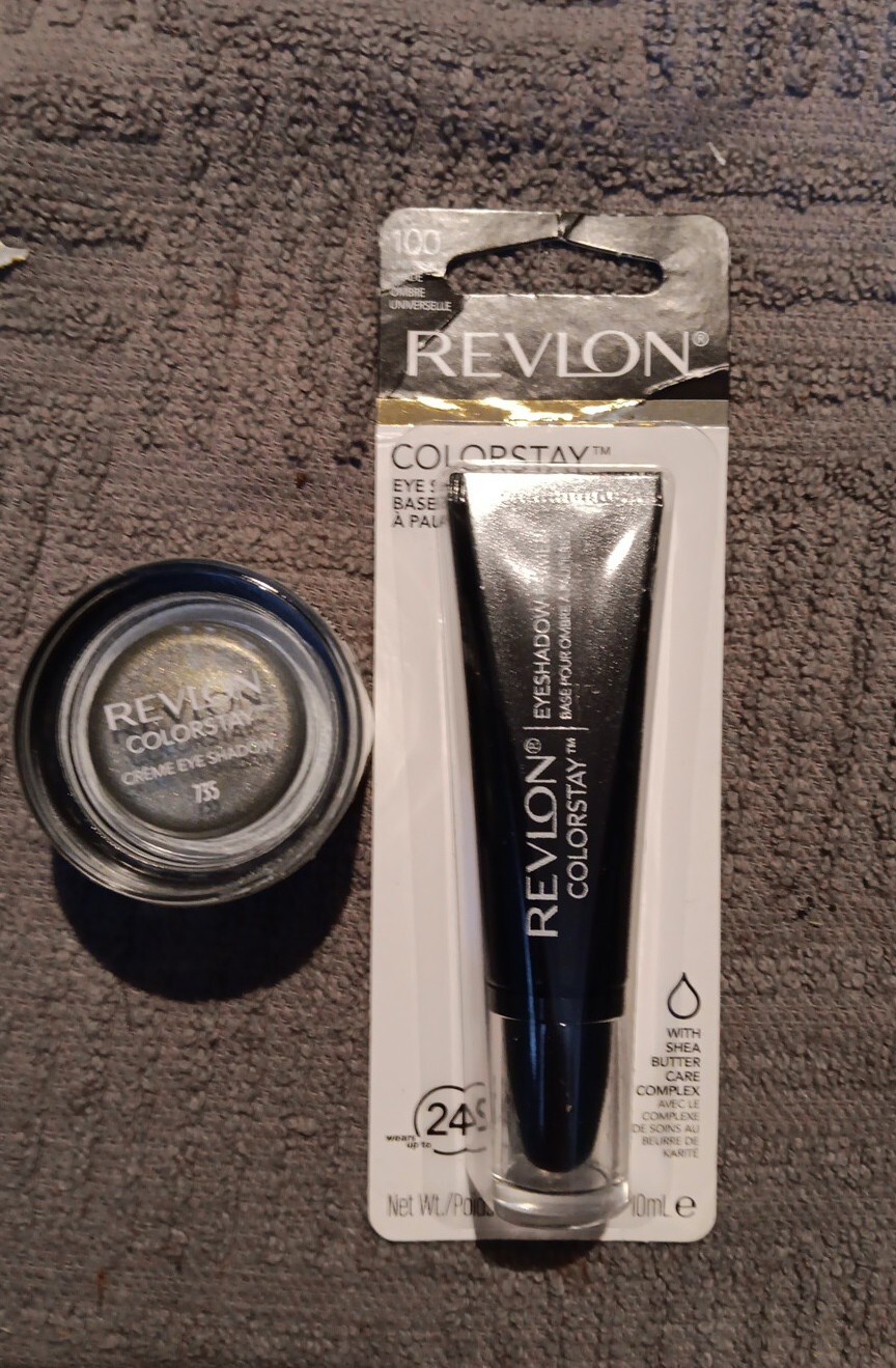 Revlon Eyeshadow Primer #100 Universal Shade / #735 Creme Eye Shadow ...