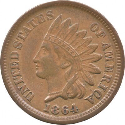1864 Indian Head Cent Die Break Error *3674 | eBay