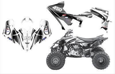 Yamaha YFZ 450R graphics kit 2014 - 2019 Premium 24 mil racing vinyl ...