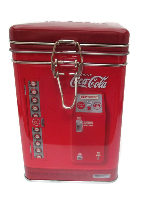 Coca-Cola Tin Canister/Container with metal latch/Good Things to Eat | eBay