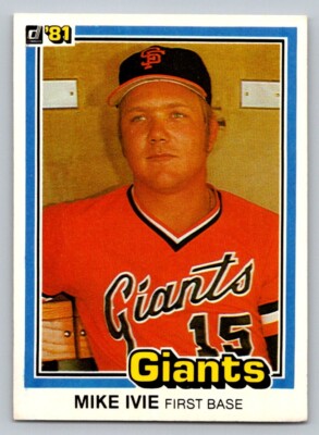 1981 Donruss #312 Mike Ivie | eBay