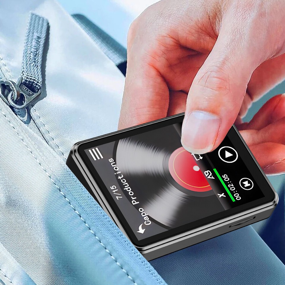 2.4 inch Full Touch Screen Bluetooth 5.3 HIFI MP3 Music MP4 Video ...