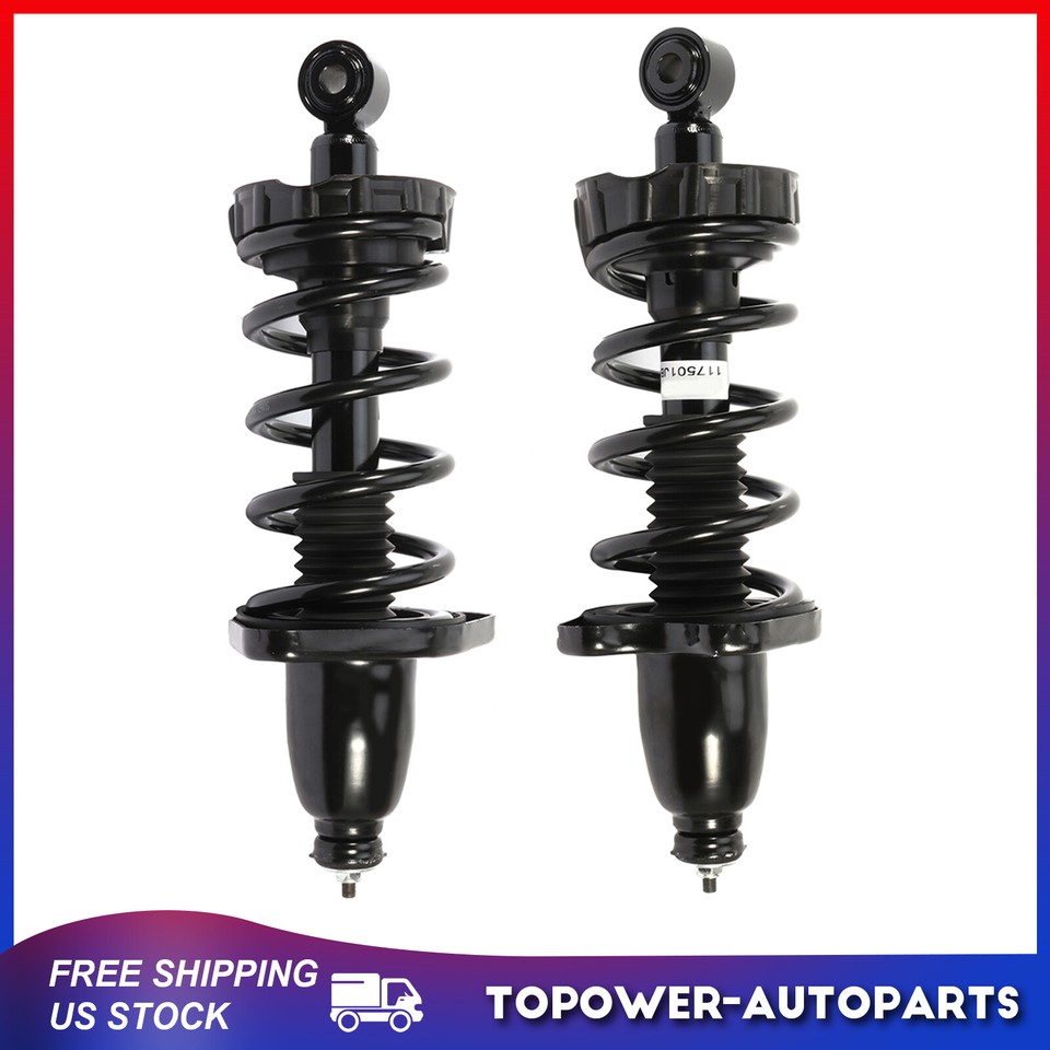2Pcs Rear Left + Right Shocks Struts & Coil Spring For 2006-2014 Honda ...
