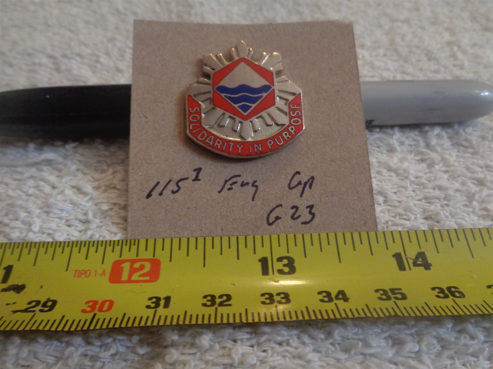 115th Engineer Group G-23 Unit Crest, DI, DUI (DRAW#E4) | eBay
