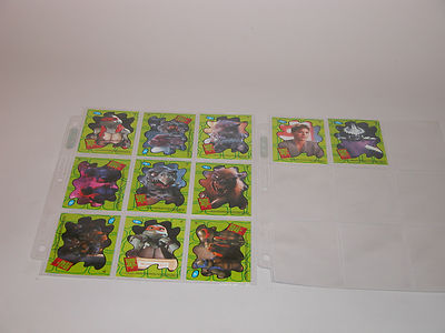 TEENAGE MUTANT NINJA TURTLES II SECRET OF THE OOZE STICKERS 1-11 TOPPS ...
