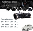 Air Intake Hose with Clamps Fit for 2007-2009 Honda CR-V 2.4L L4 17228 ...