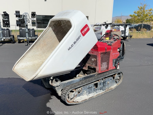 2017 Toro MBTX-2500 Stand On Tracked Concrete Mud Buggy Track Dump Cart ...