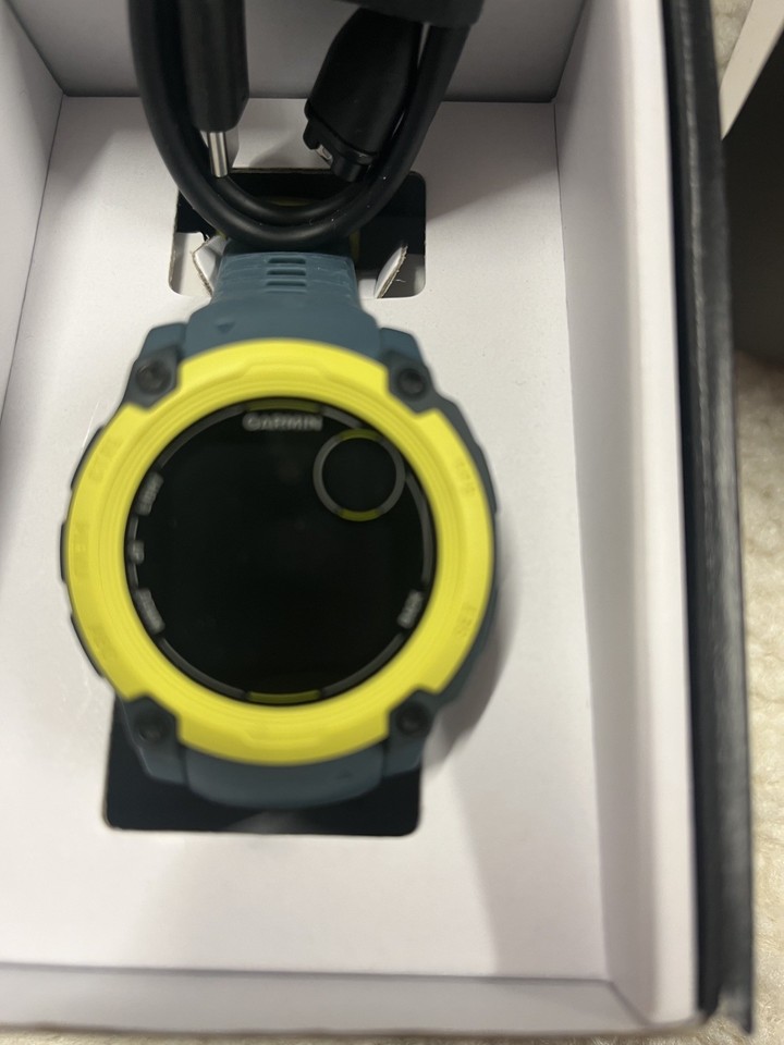 Garmin Instinct E Rugged GPS Heart Rate Monitor Smartwatch Electric ...