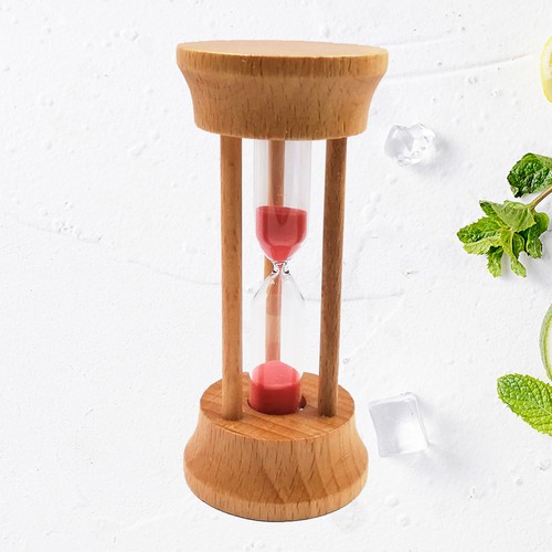 3 Minutes Wooden Hourglass Sand Clock Watch for Kids Timer Sandglass | eBay