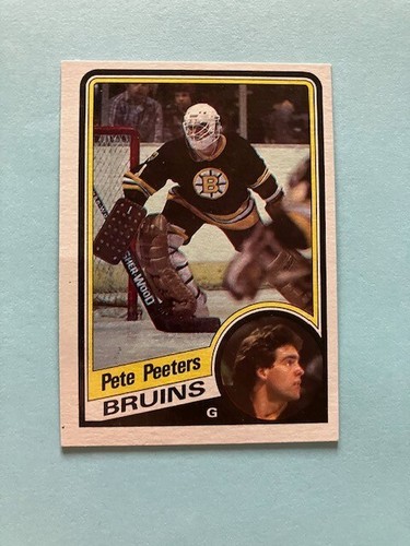 1984-85 Topps Hockey Pete Peeters Boston Bruins #12 Nrmnt! | eBay