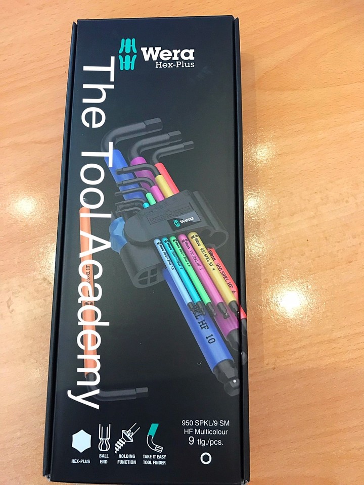 Wera Tools Brightly Colour With Socket Holding Function Ball Allen Key ...