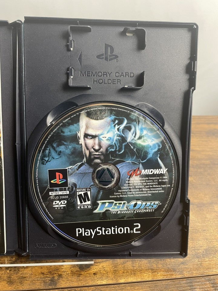 Psi-Ops The Mindgate Conspiracy Sony PlayStation 2 PS2 2004 Complete ...