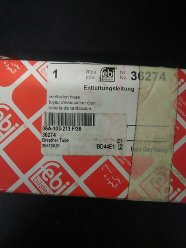 Febi Bilstein -- Breather Tube Hose Connector -- For Audi -- #36274 ...