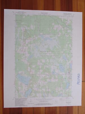 Siren West Wisconsin 1983 Original Vintage USGS Topo Map | eBay