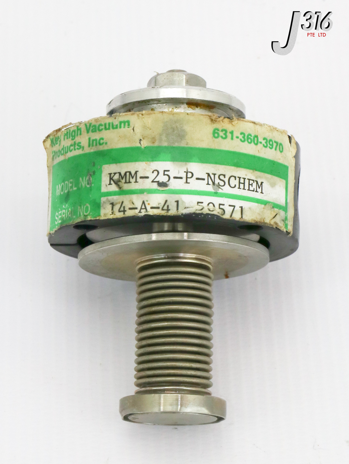 19082 KEY HIGH VACUUM VALVE W/O HOUSING KMM-25-P-NSCHEM | eBay