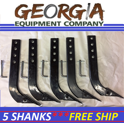 (5) 4 HOLE BOX BLADE SHANK RIPPER SCAFIRE REPLACEMENT 2-1/2" X 3/4"X18 ...