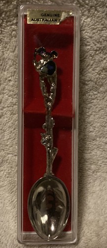 Genuine Australian Opal Koala Souvenirs Spoon - Used - Still in Boxed ...